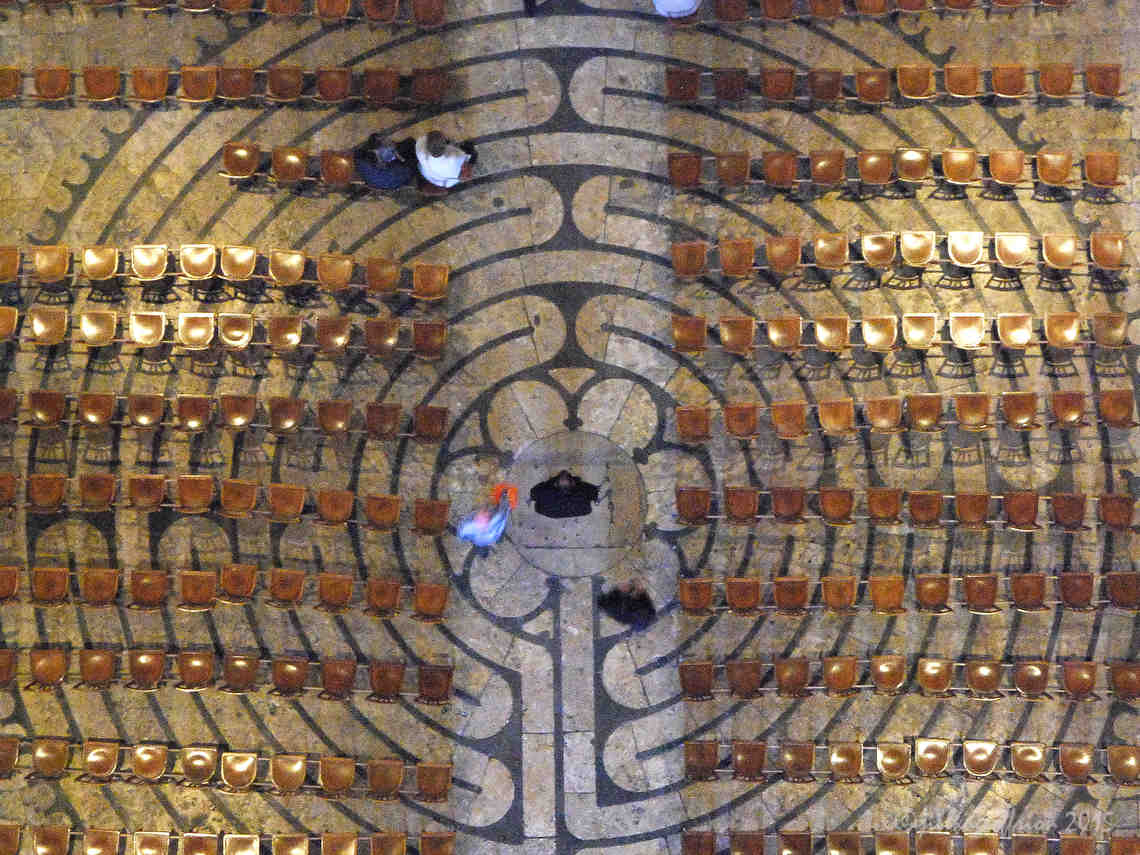 Praying Near the Chartres Cathedral Labyrinth | Jill Geoffrion