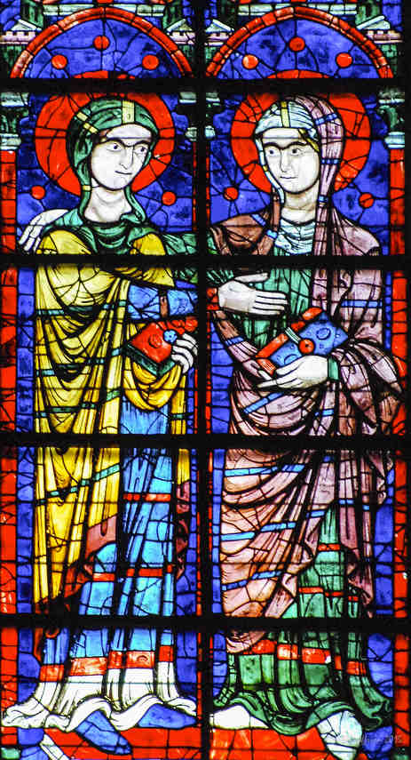 Chartres Cathedral Stained Glass Mary